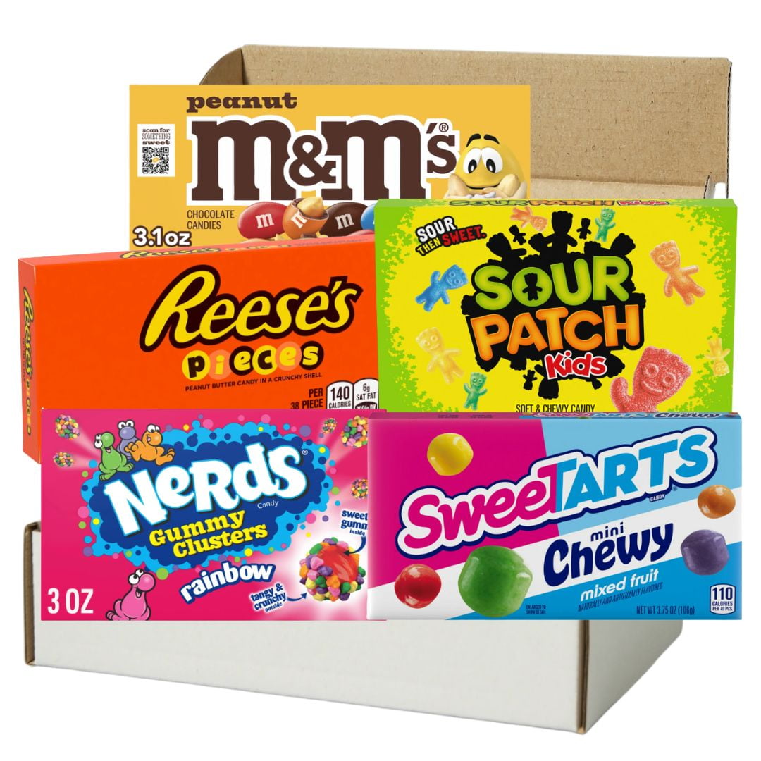 Bites&Basics Sweet & Sour Candy Variety Pack – 10 Count Theater Boxes ...