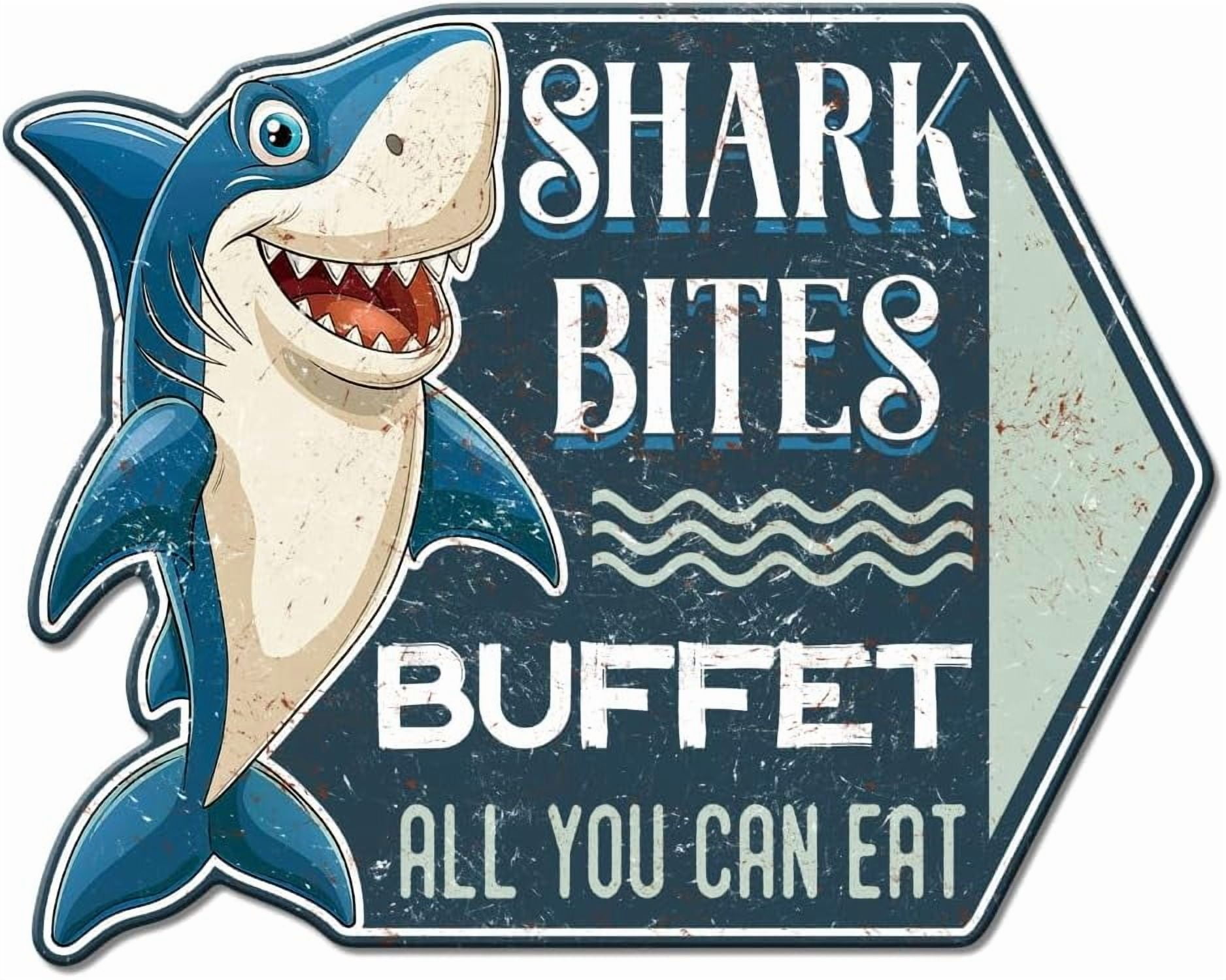 Bites Buffet All You Can Eat Vintage Metal Tin Sign Retro Plaque Poster ...