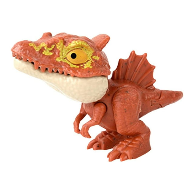 Biting Finger Dinosaur Toy with Flexible Joints Animal Hand Puppet for ...