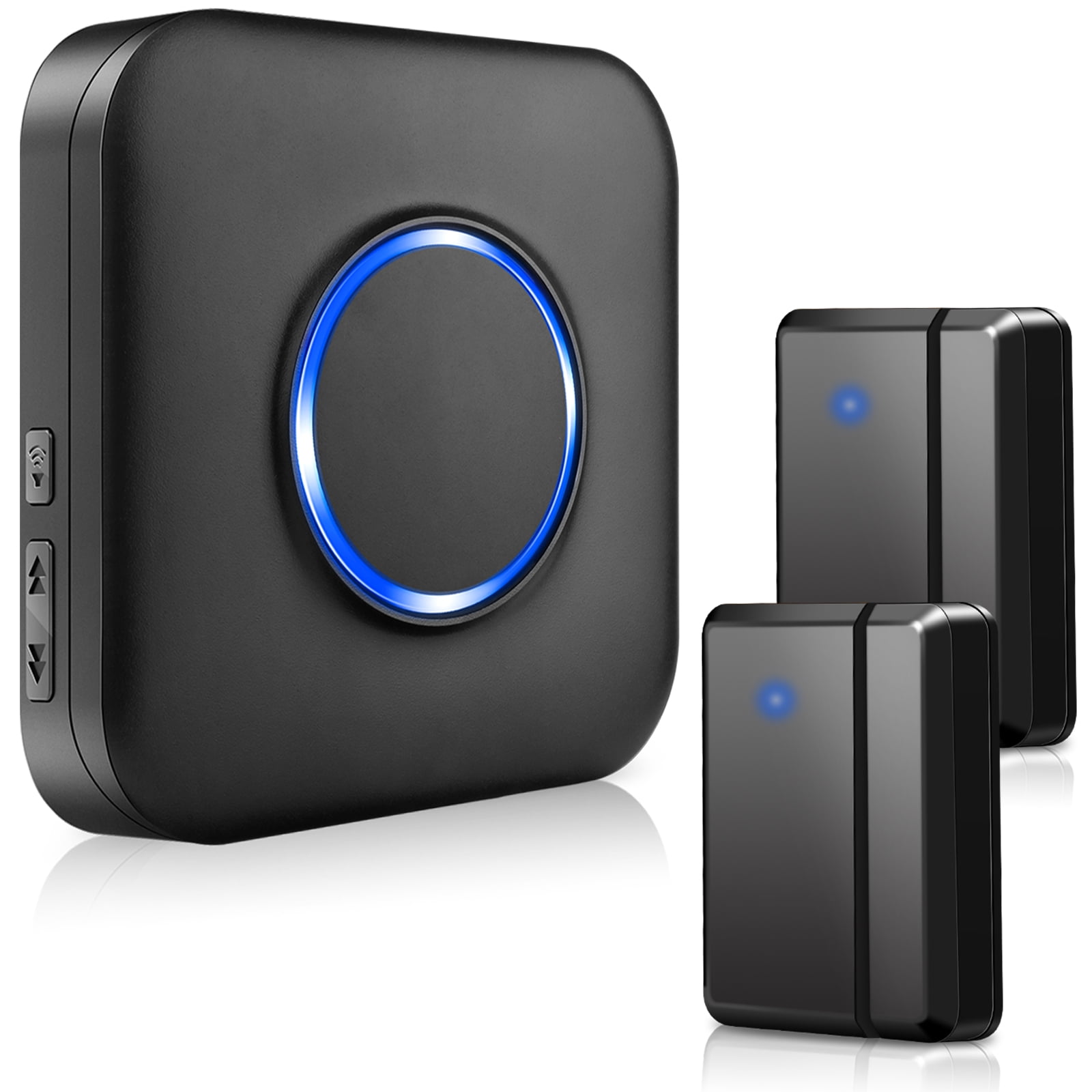 Bitiwend 2 Pack Wireless Door Alarm Sensor, House Sound System, Outdoor ...