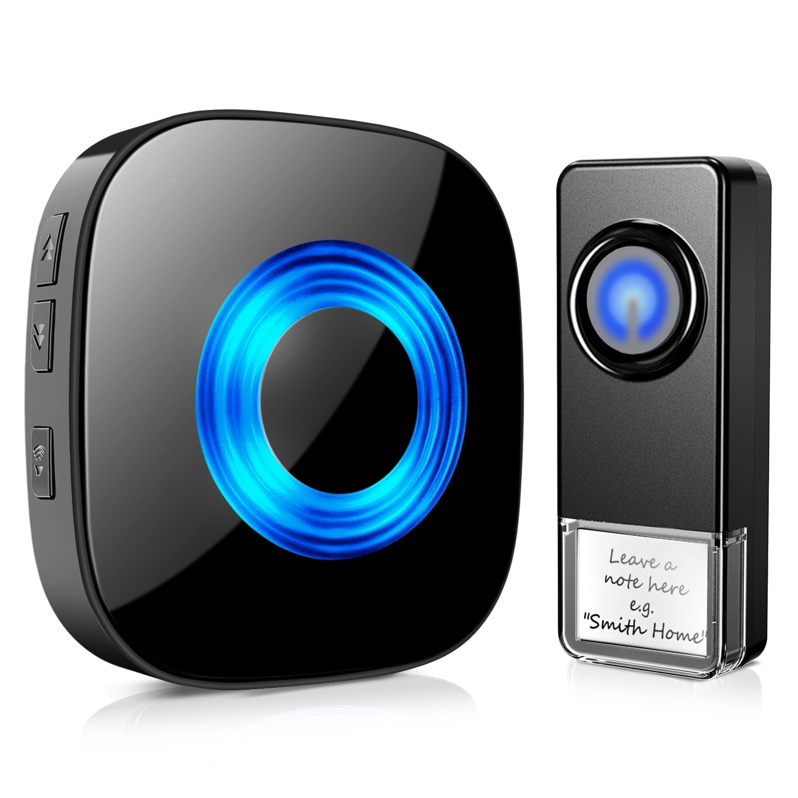 Bitiwend Wireless Doorbell, Waterproof, 1300ft Range, 58 Melodies, LED ...