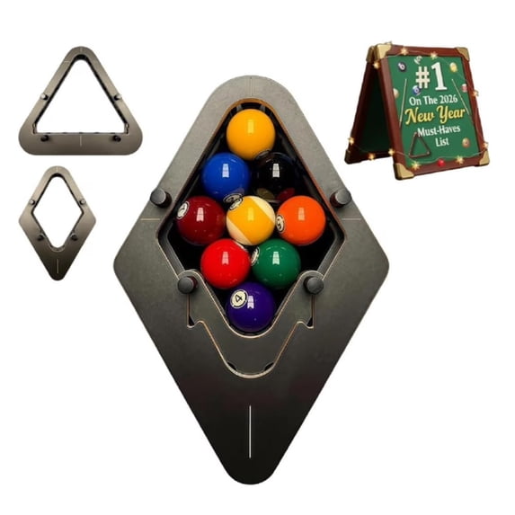 Bitman-Rack 8/9-Ball PRO Precision Billiard Rack - Machined Wood Pool ...