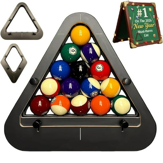 Bitman-Rack 8-Ball PRO Precision Billiard Rack - Machined Wood Pool ...