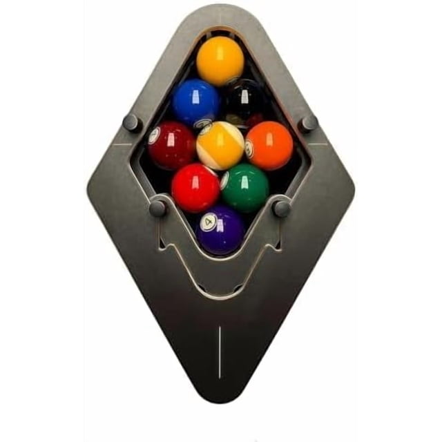 Bitman-Rack 9-Ball PRO, Precision Billiard Rack, Machined Aluminum Pool ...