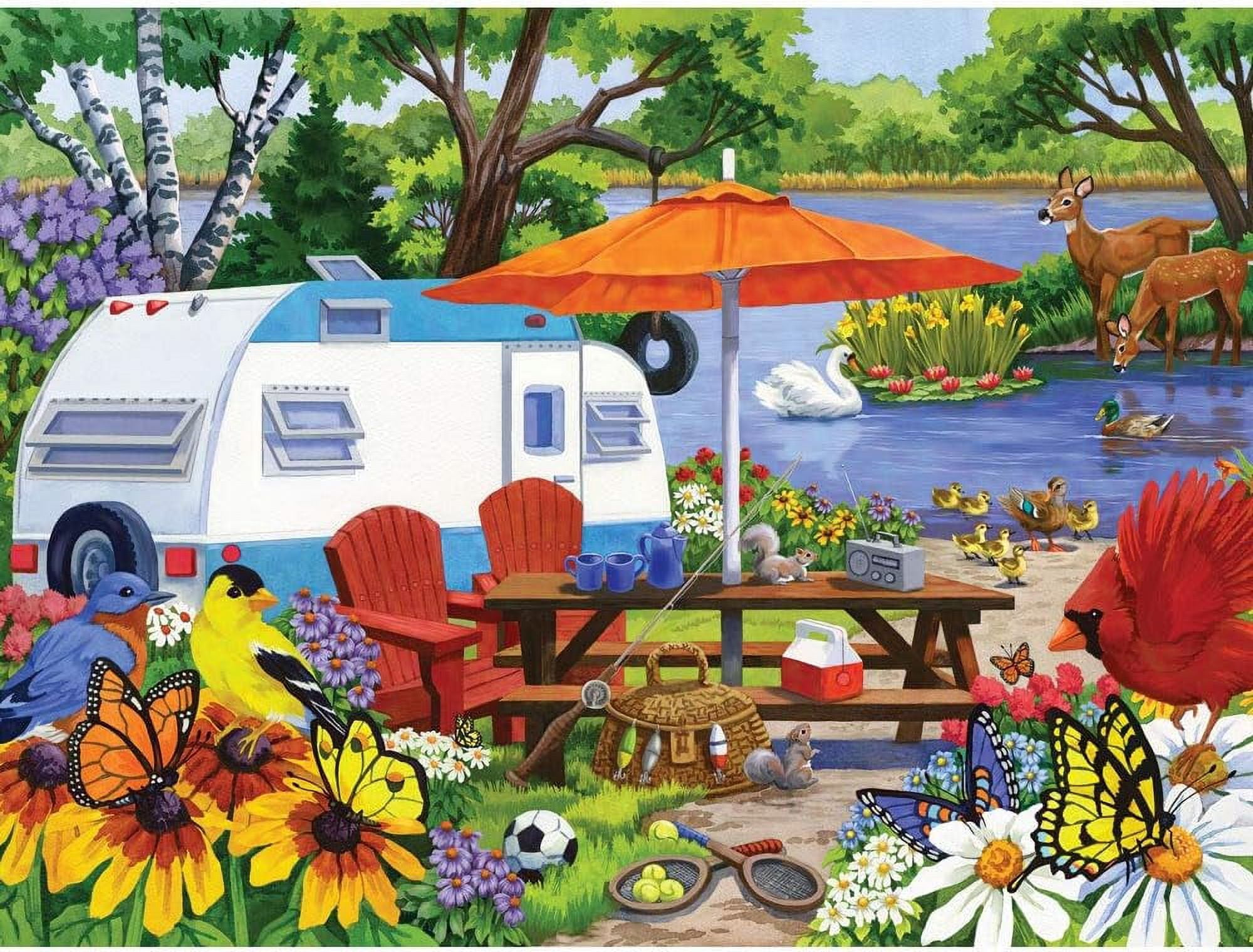Bits And Pieces 500 Piece The Old Campground Jigsaw Puzzle By Nancy ...