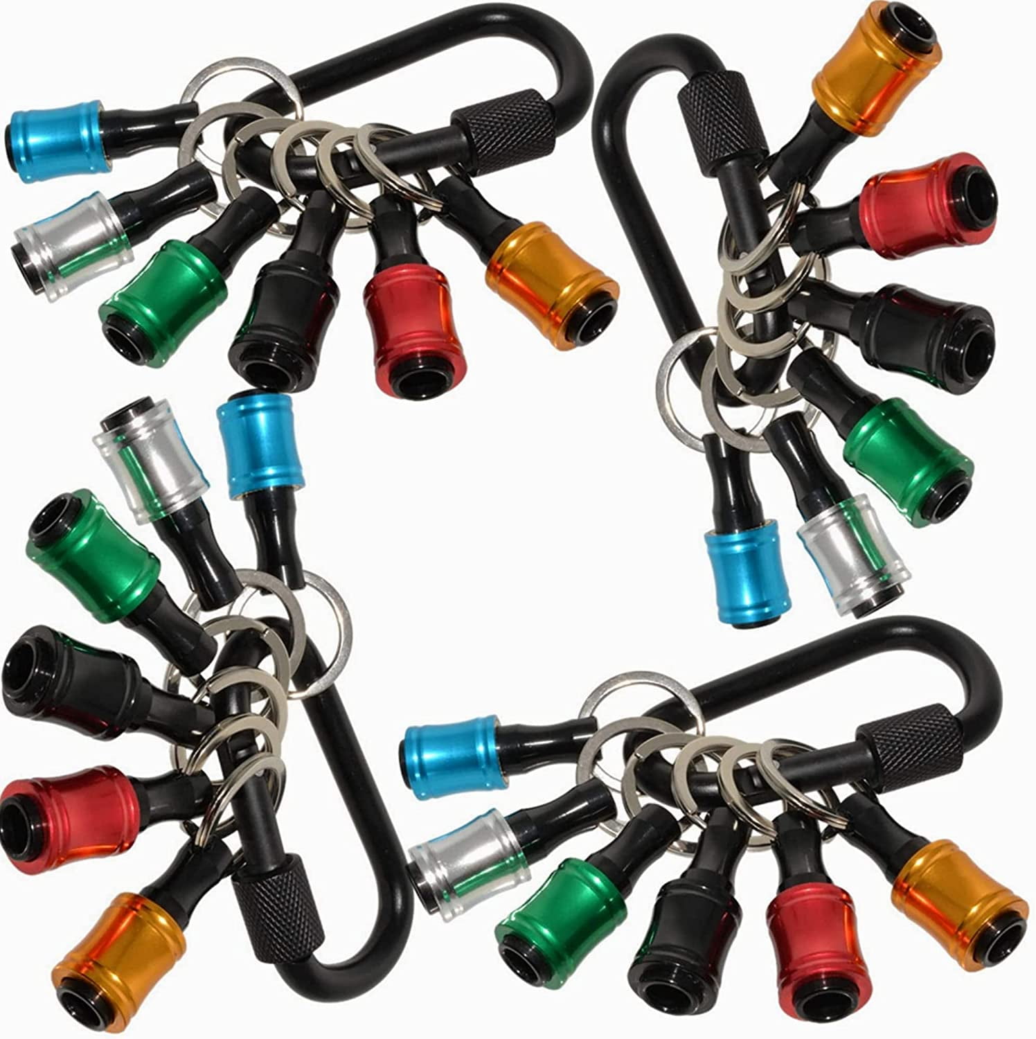Bits Holder Driver Keychain Extension Bar, 1/4'' Hex Shank Keychain ...