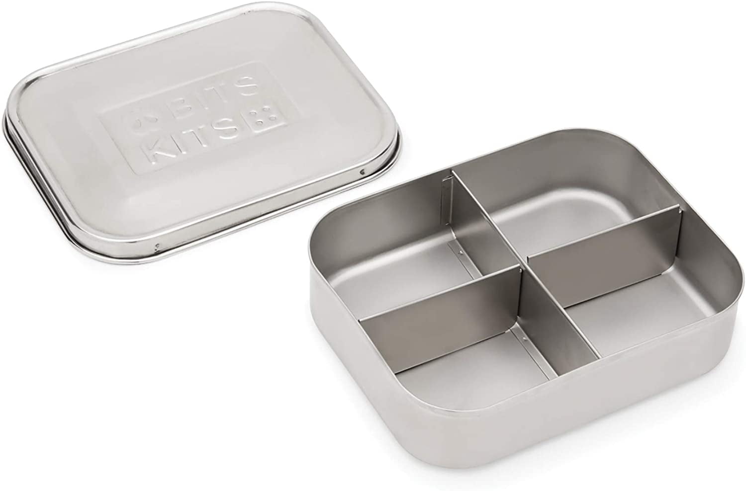 Bits Kits 20802 Stackable Stainless Steel Bento Box, Lunch and Snack ...