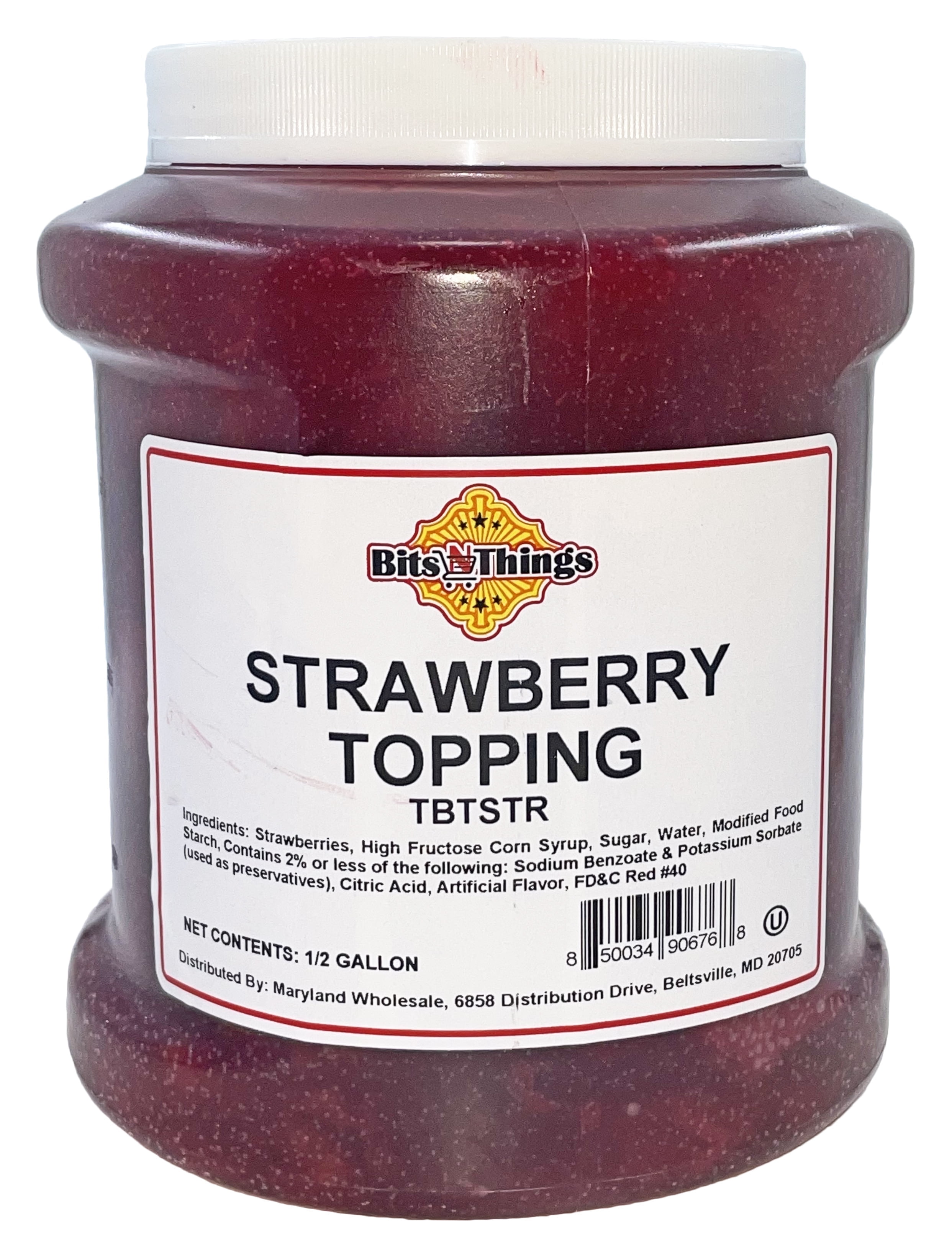 Bits n Things Strawberry Dessert Topping, Kosher, 64 oz, Perfect for ...