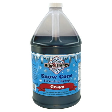 Snow Cone Kit - 1ct 16oz of each Flavor (Cherry, Grape and Blue ...