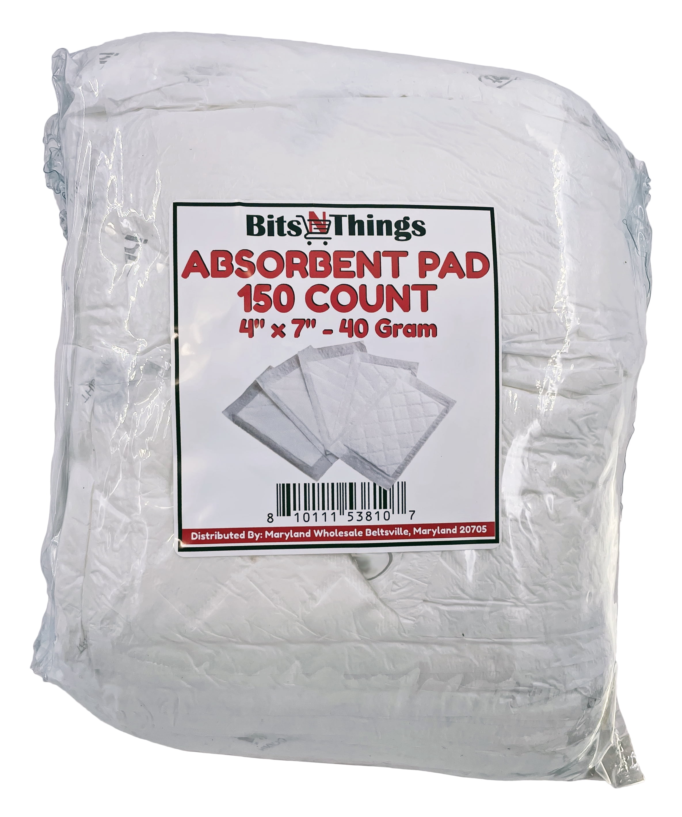 Bits N Things White Absorbent Pads | Disposable Standard Supermarket ...