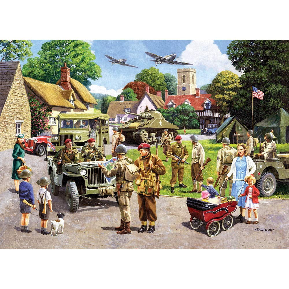 Bits and Pieces - 1000 Piece Jigsaw Puzzle for Adults 20" x 27" - D Day ...