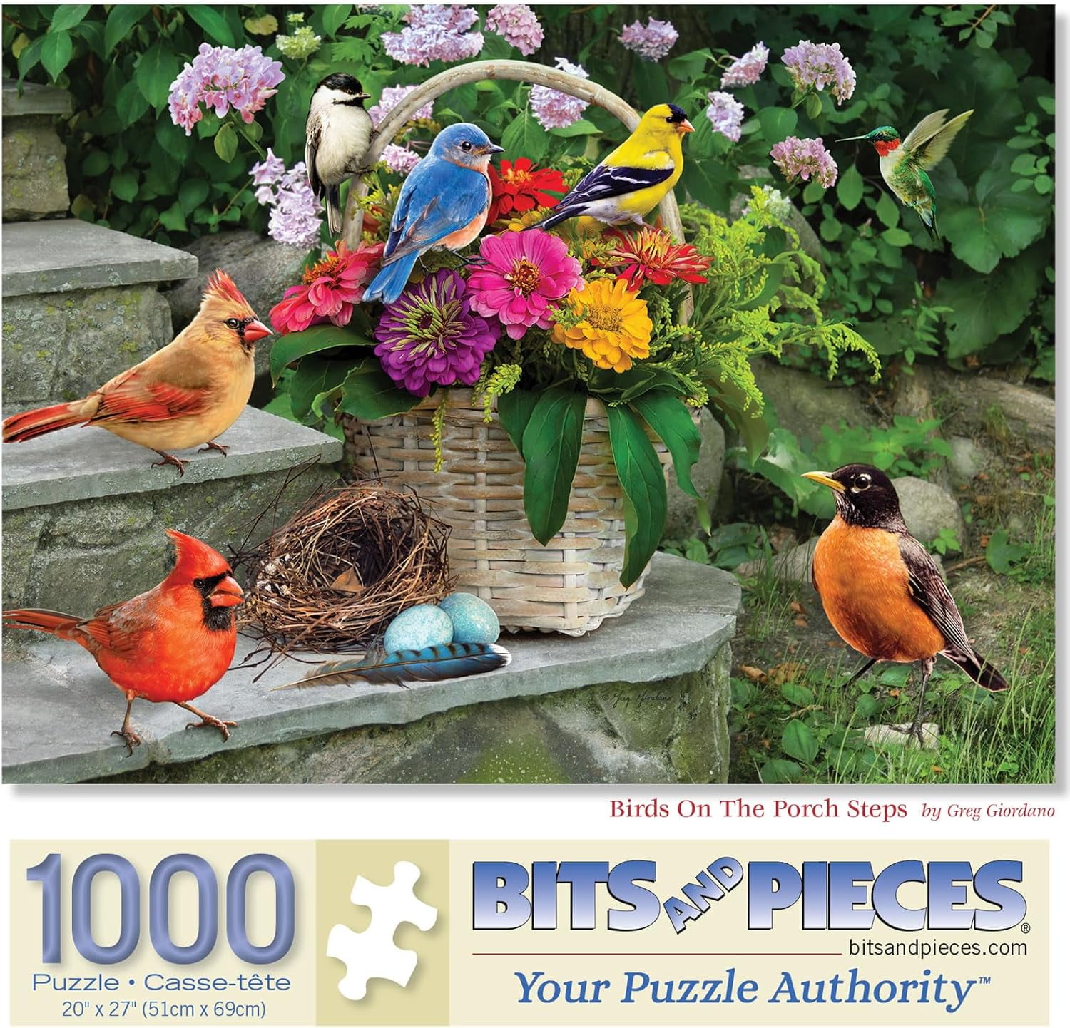 Bits and Pieces – 1000 Piece Jigsaw Puzzle for Adults – Birds On The ...