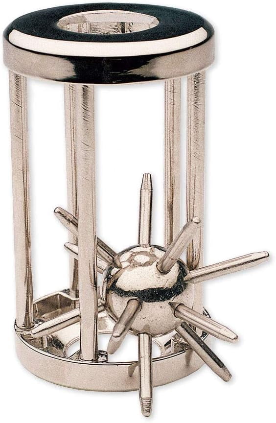 Bits & Pieces Nerves of Steel Trapped Satellite Metal Brain Teaser ...
