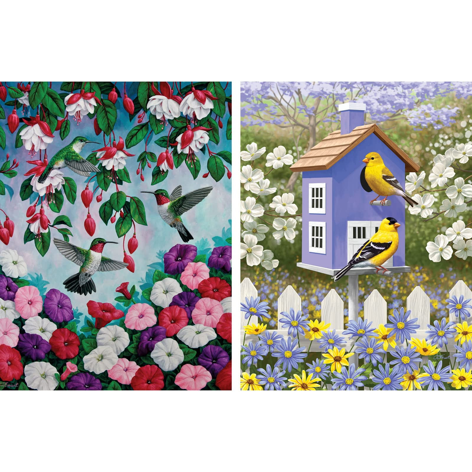 Bits and Pieces - Value Set of (2) 300 Piece Jigsaw Puzzles for Adults ...