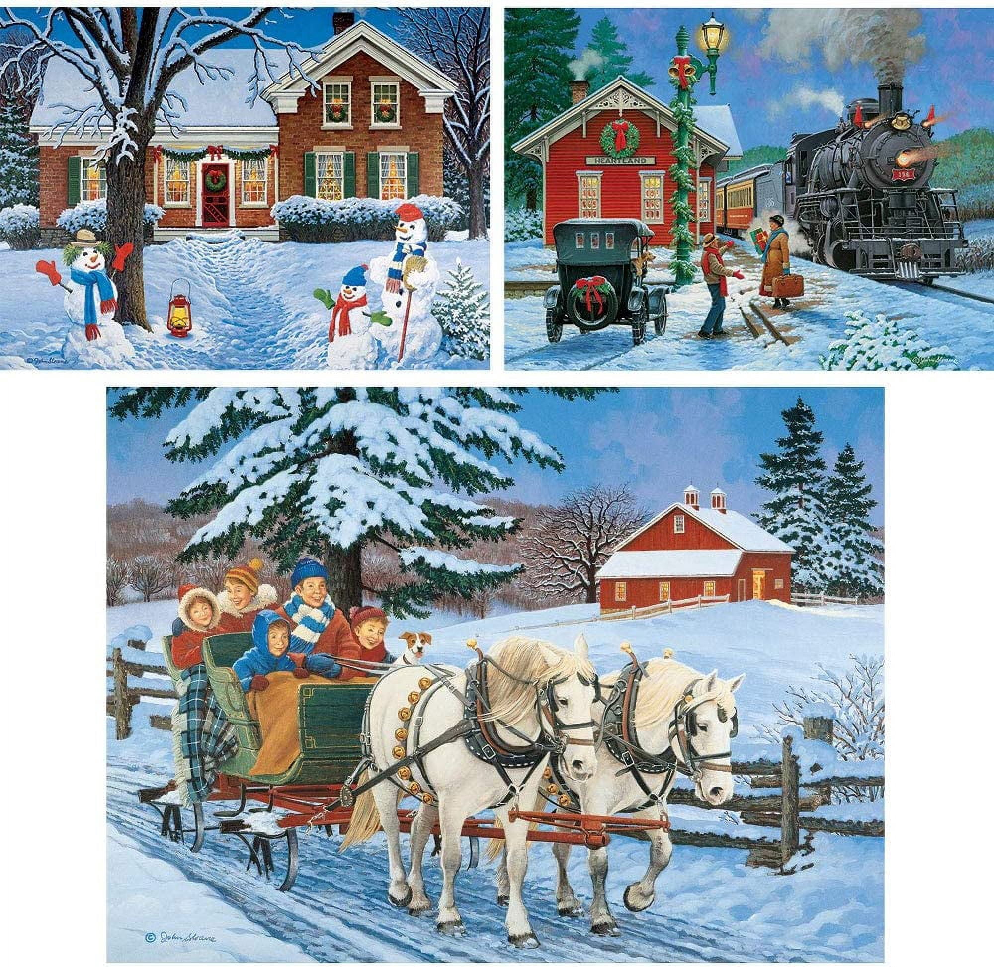 Bits and Pieces - Set of Three 1000 Piece Jigsaw Puzzles by Artist John ...