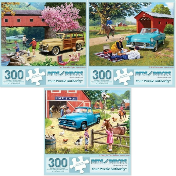 300 Large Piece Puzzles for Adults