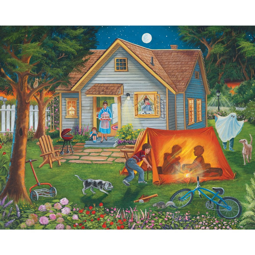 Bits and Pieces - 300 Large Piece Jigsaw Puzzle for Adults - Backyard ...