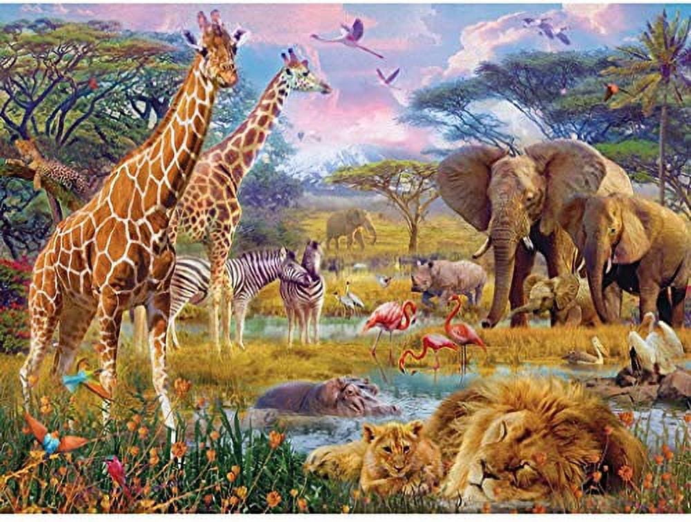 Bits and Pieces - 300 Piece Jigsaw Puzzle for Adults - Savannah Animals ...