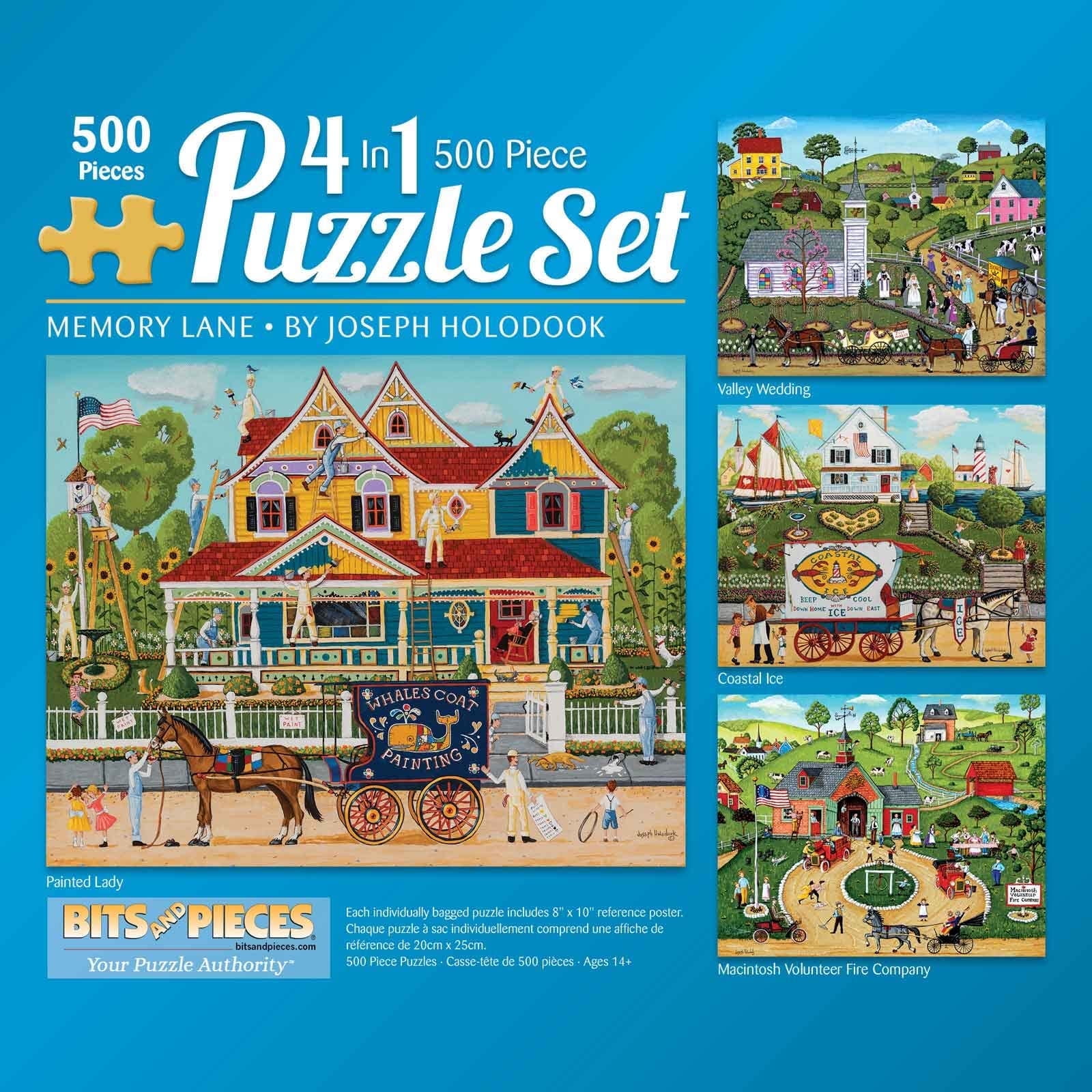 Bits and Pieces Jigsaw Puzzles Memory Lane by Joseph Holodook 500 Piece ...