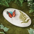 Bits and Pieces - Butterfly Puddler Garden Stone - Lawn Decoration ...