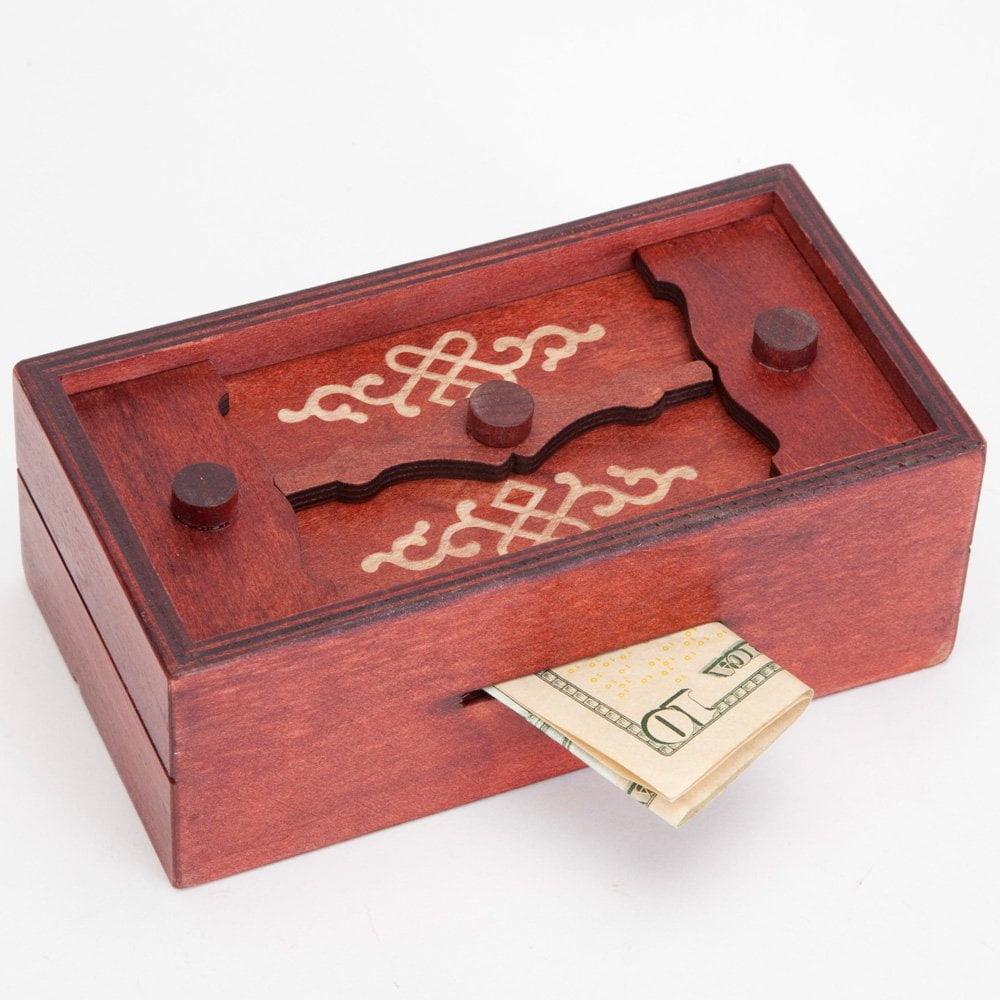 Bits and Pieces - DHF10 Greek Secret Puzzle Box Brainteaser - Wooden ...
