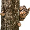 Bits and Pieces Elf Tree Hugger Yard Decorations Tree Sculpture Garden ...