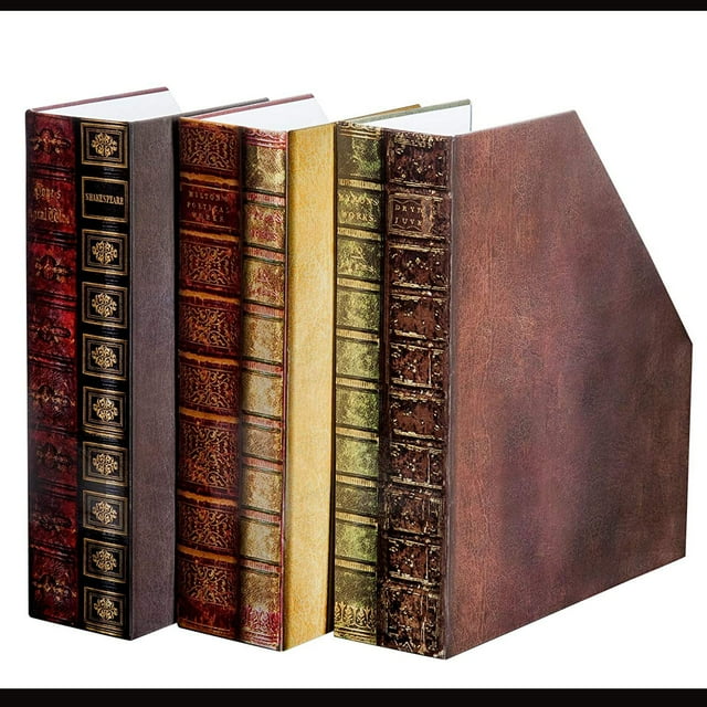 Bits and Pieces Heavy-Duty File Organizer and Magazine Holder Set of 3 ...