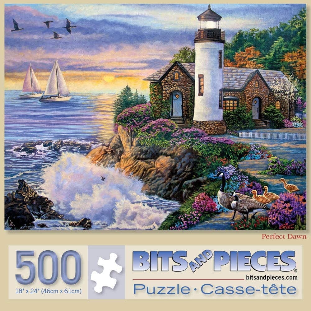 "Bits and Pieces - Perfect Dawn 500 Pc Jigsaw Puzzle for Adults By ...