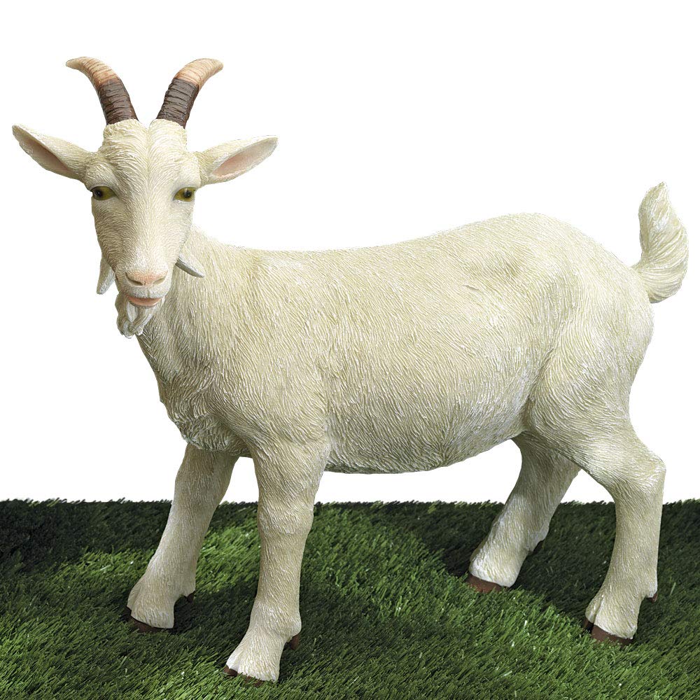 Bits and Pieces - Realistic Goat Statue - Lifelike Durable Resin ...