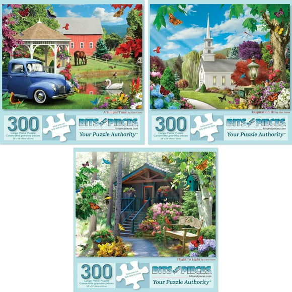 300 Large Piece Puzzles for Adults