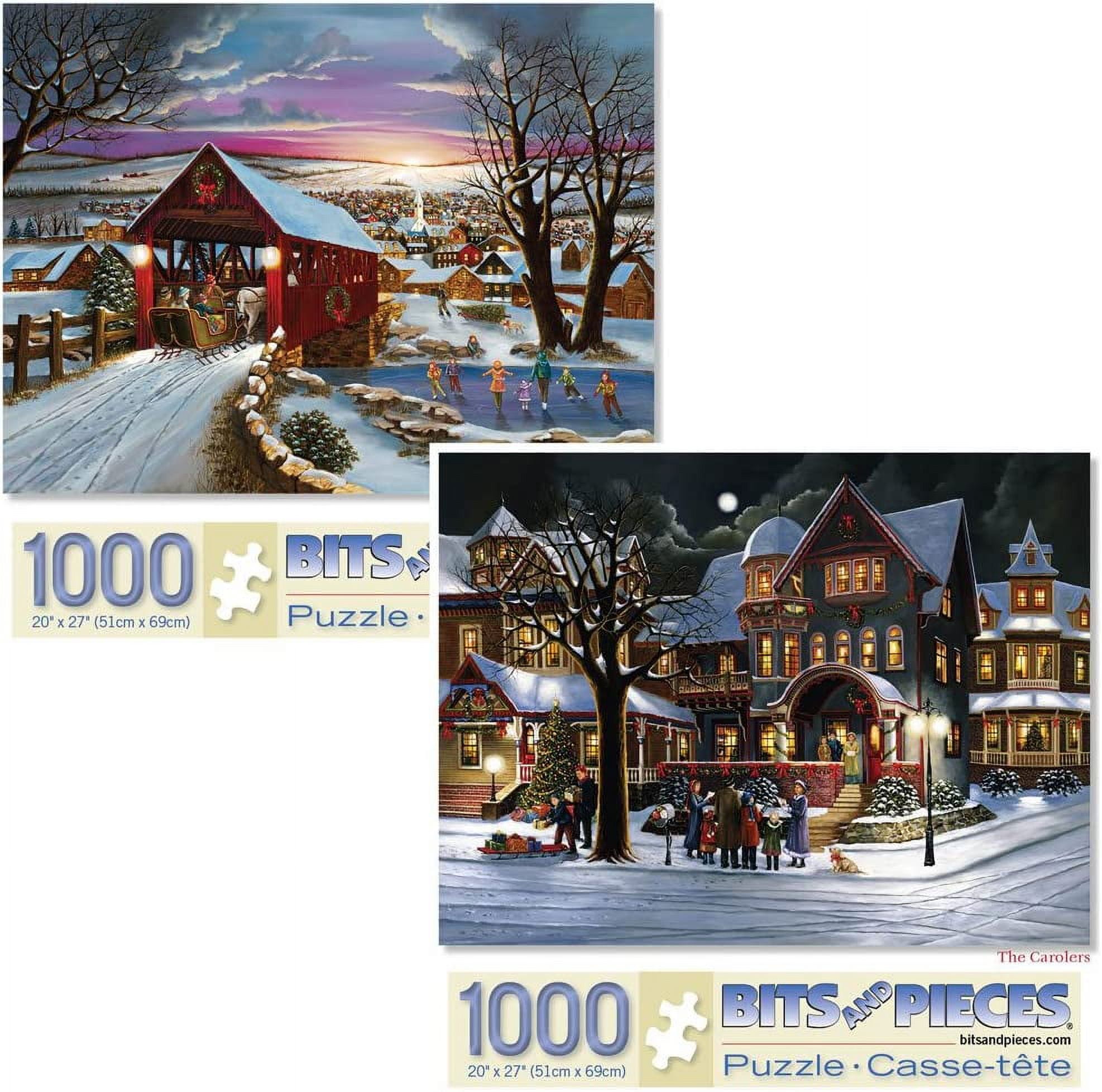 "Bits and Pieces 1000 Piece Winter Themed Joys of Christmas Jigsaw ...