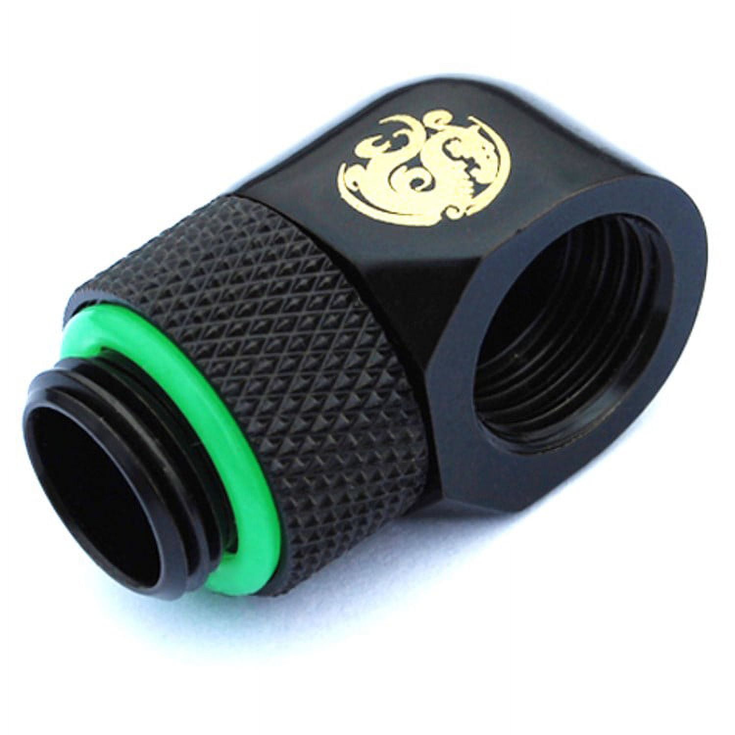 Bitspower G1/4" Male to Female Extender Fitting, 90 Degree Rotary ...