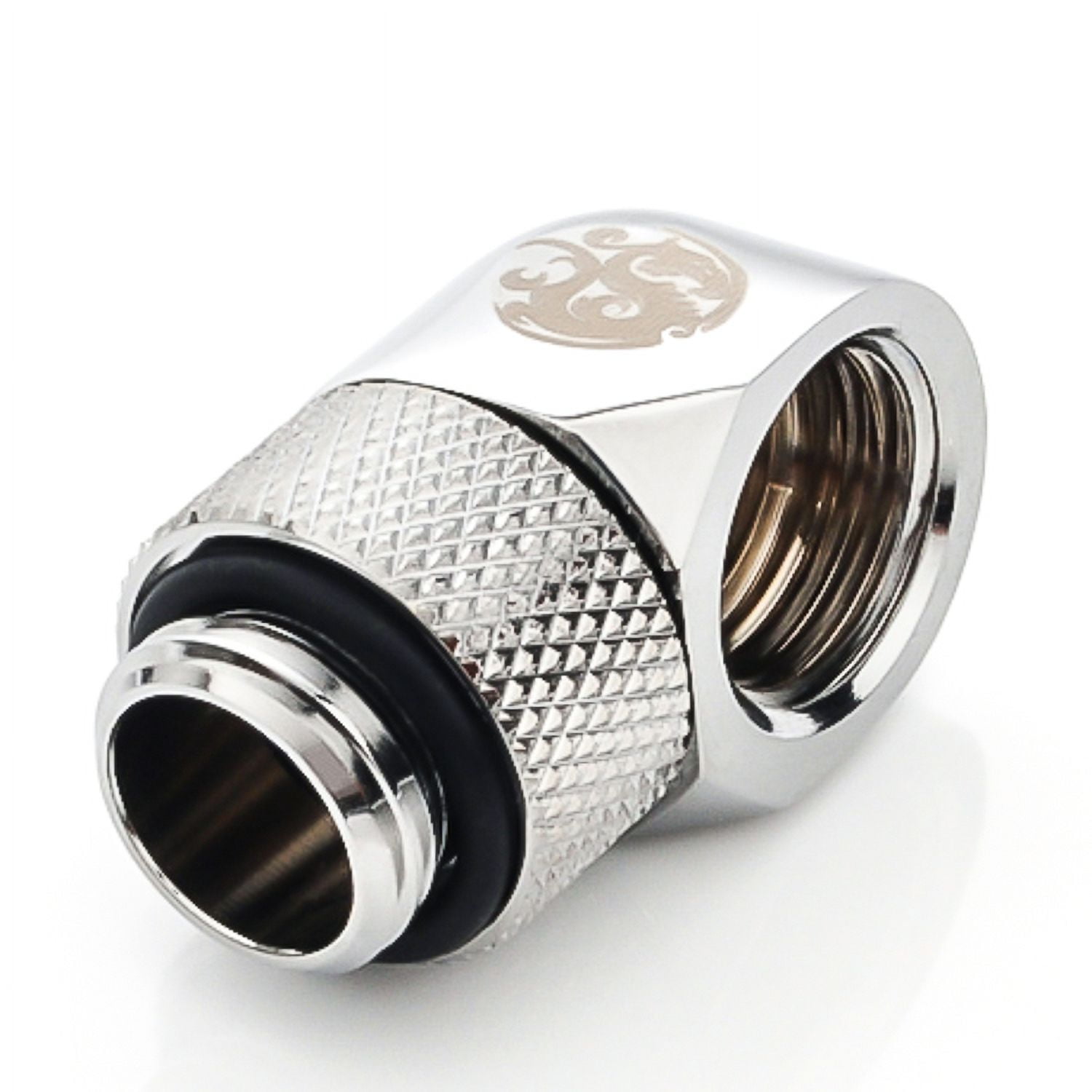 Bitspower G1/4" Male to Female Extender Fitting, 90 Degree Rotary ...