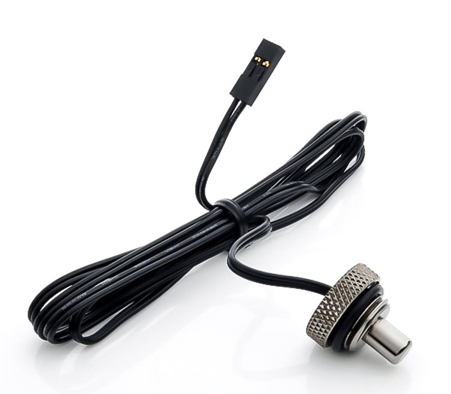 Bitspower G1/4" Temperature Sensor Stop Fitting, Black Sparkle ...