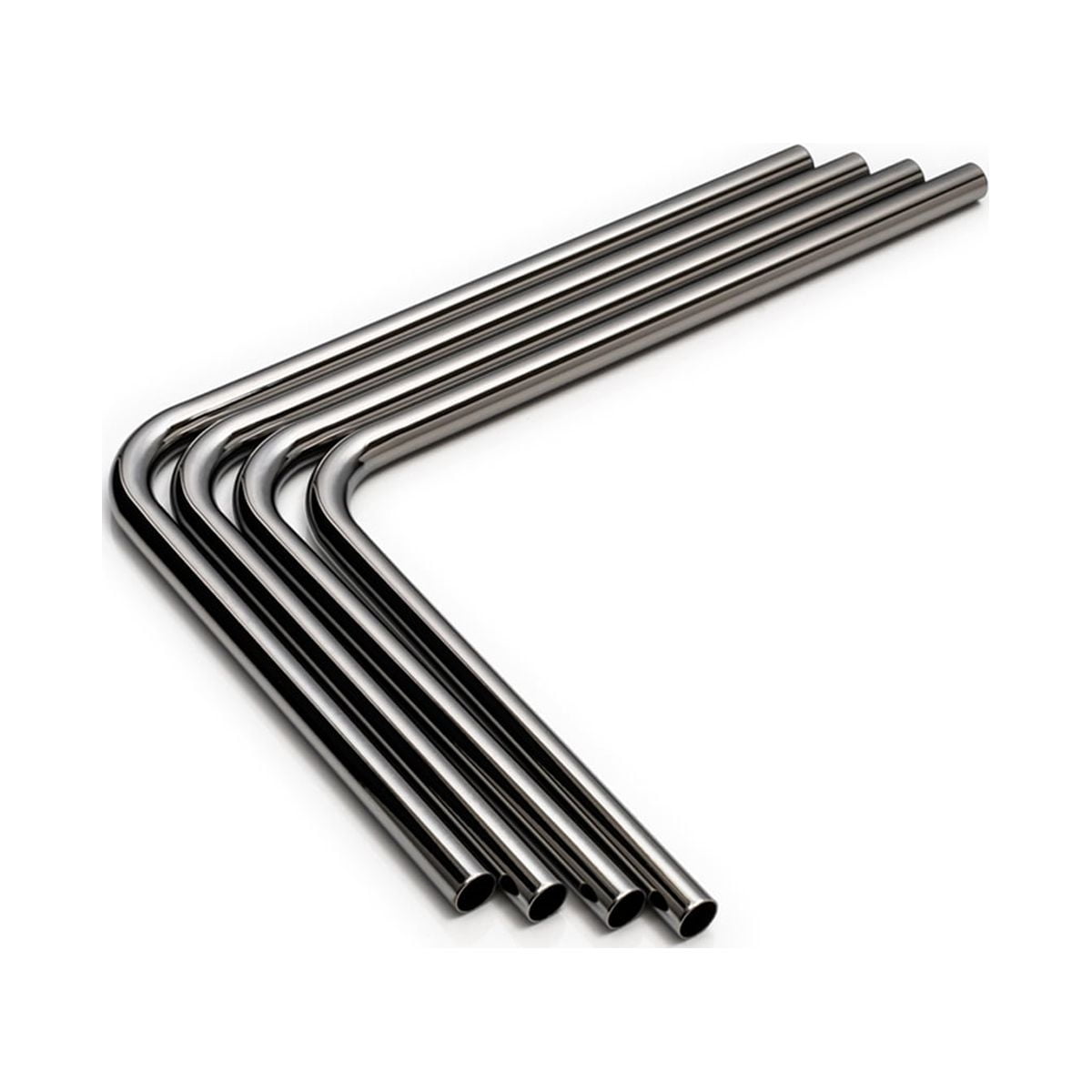 Bitspower Pre-bent 90-Degree Brass Rigid Tubing , 16mm OD (220 x 300mm ...