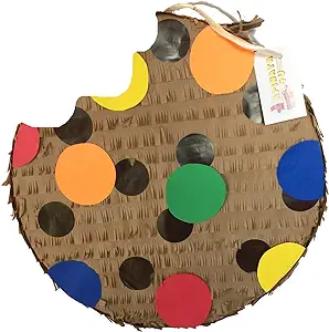 Bitten Cookie Pinata Chocolate Chips and Candy 16" Pinata Cookie Theme ...