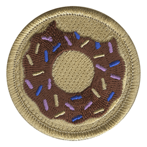 Bitten Donut Scout Patrol Patch (Sew-on) - ClassB - Walmart.com