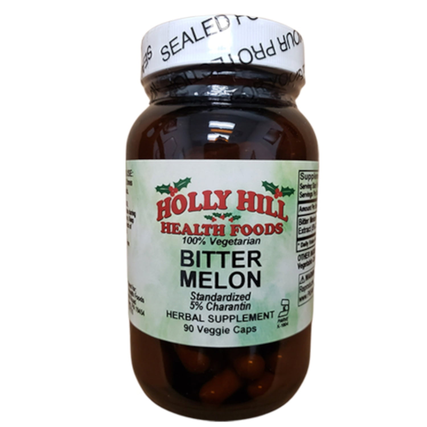 Holly Hill Health Foods Bitter Melon 90 Capsules, 90 Count - Walmart.com