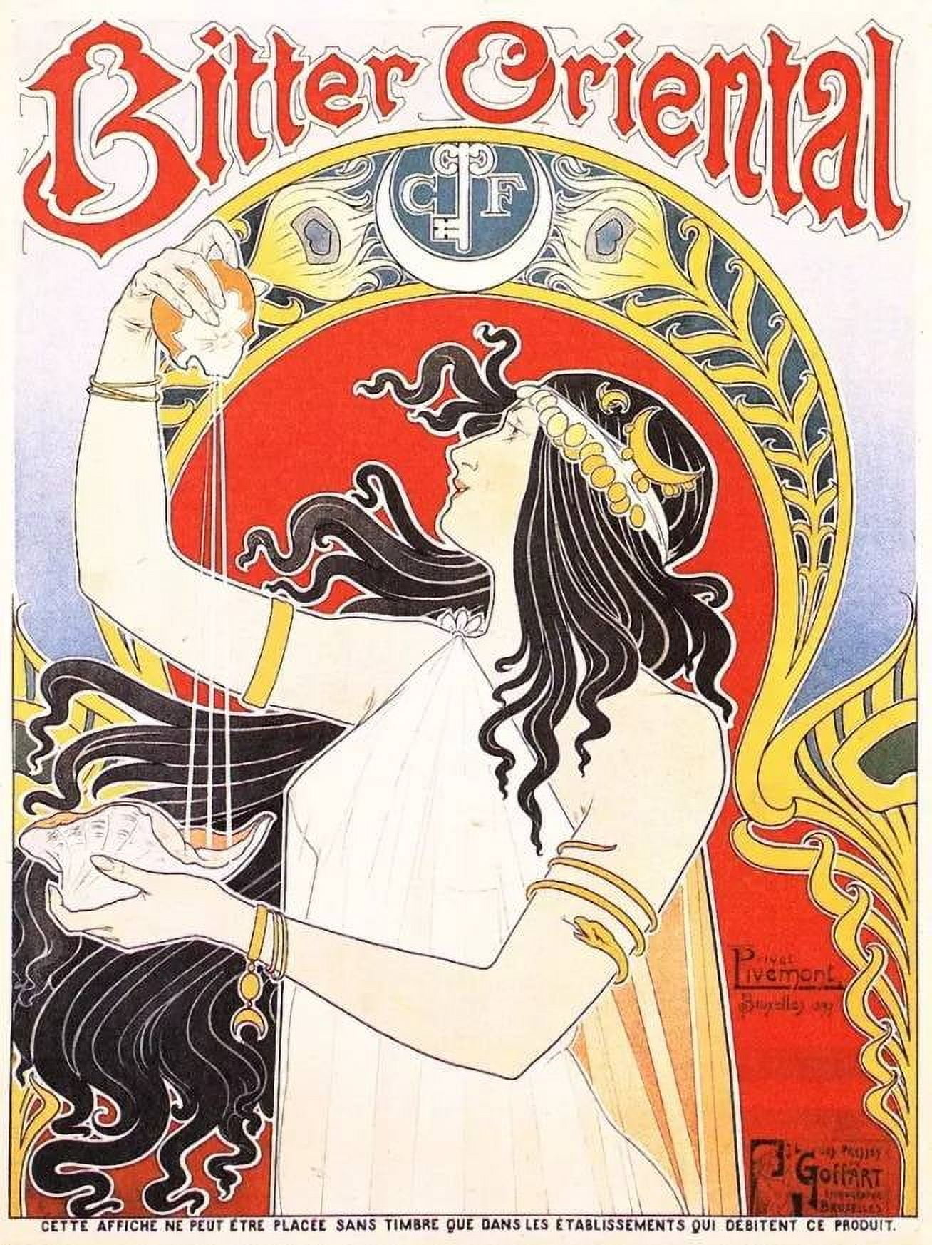 Bitter Oriental Decorative Poster. Fine Graphic Art. Wall Interior ...