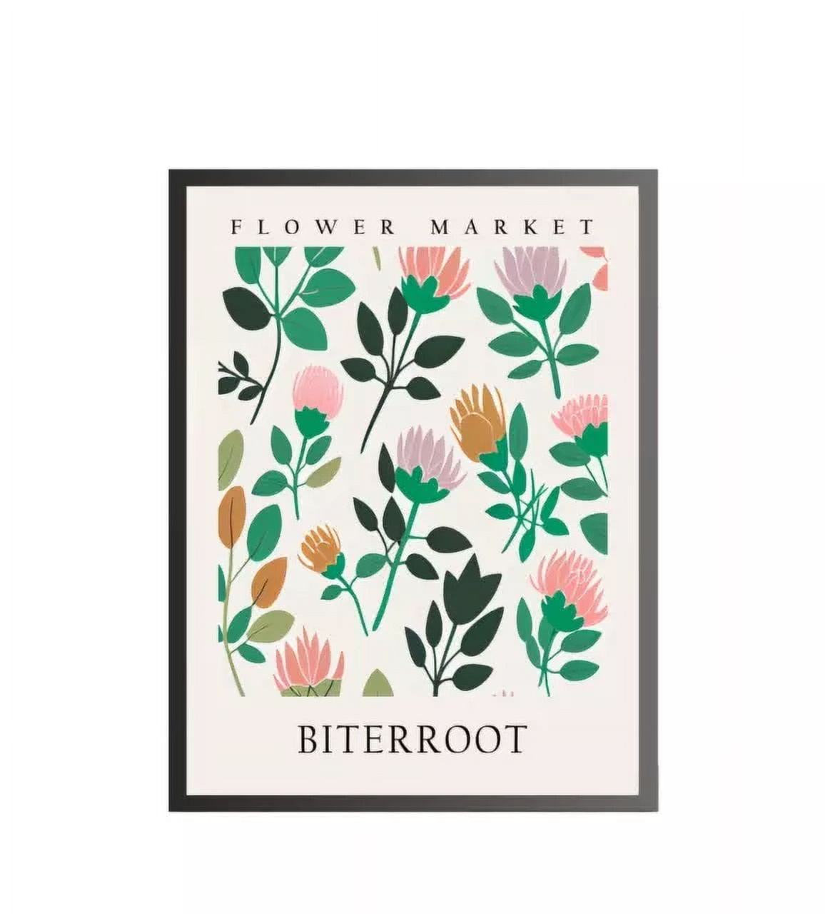 Bitterroot Flower Photo Art Print Poster Wall Art Painting Phone Decal ...