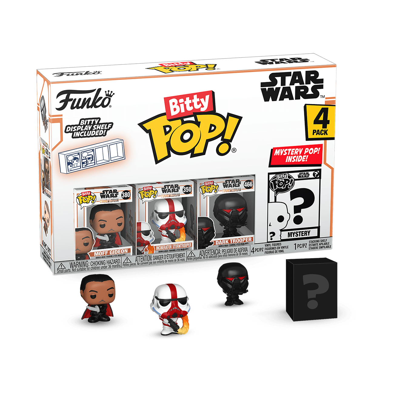 Funko, Bitty POP! 4-Pack Vinyl Mini-Figures, Star Wars The Mandalorian ...