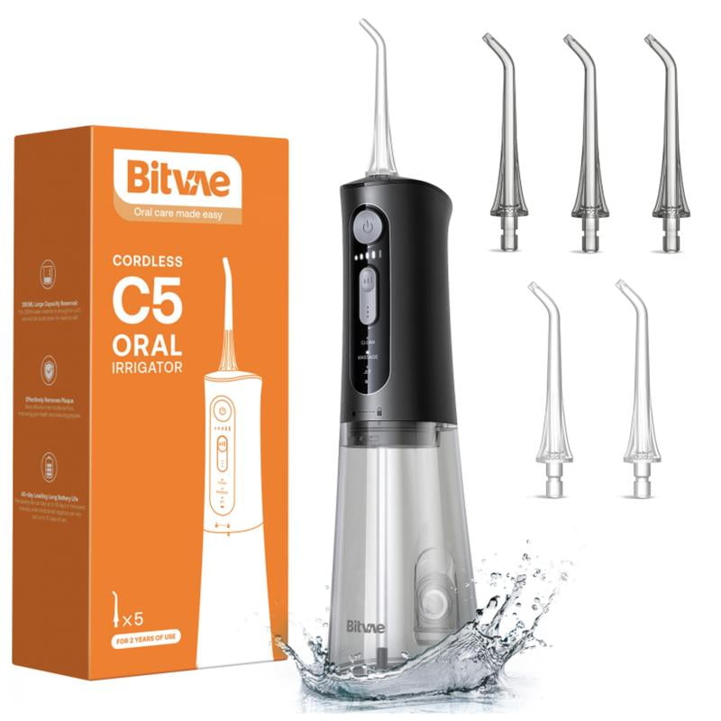 Bitvae C5 Water Flossers for Teeth - Cordless Portable Oral Irrigator ...