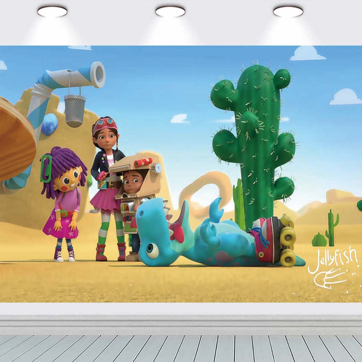 Bitz and bob school Backdrop Taspestry Banner Party Supplies Background ...