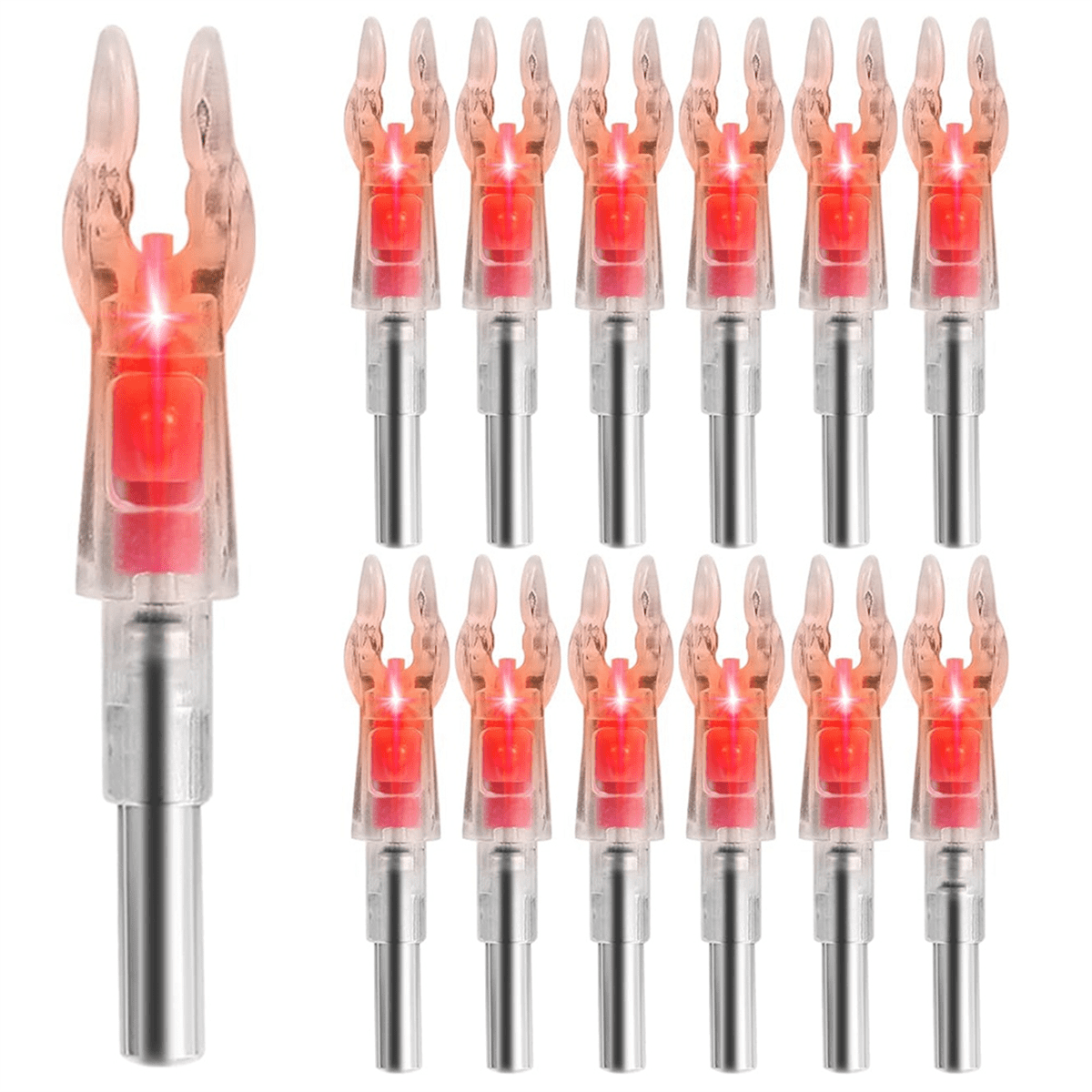 Biudunm 12PCS Lighted Nocks for Arrows with .204 Inside Diameter, High ...