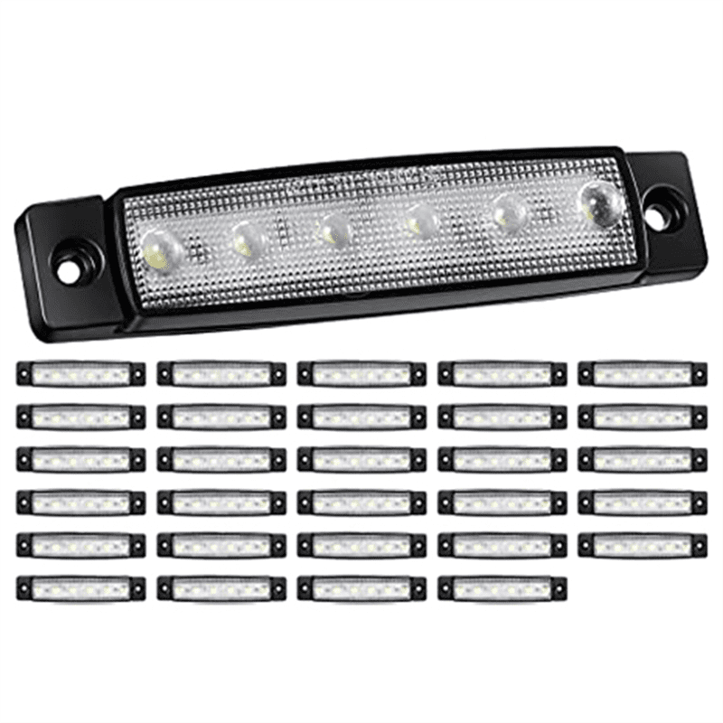Biudunm 30 Pieces LED Marine Boat Lights 12V 6 LED Waterproof Marine ...