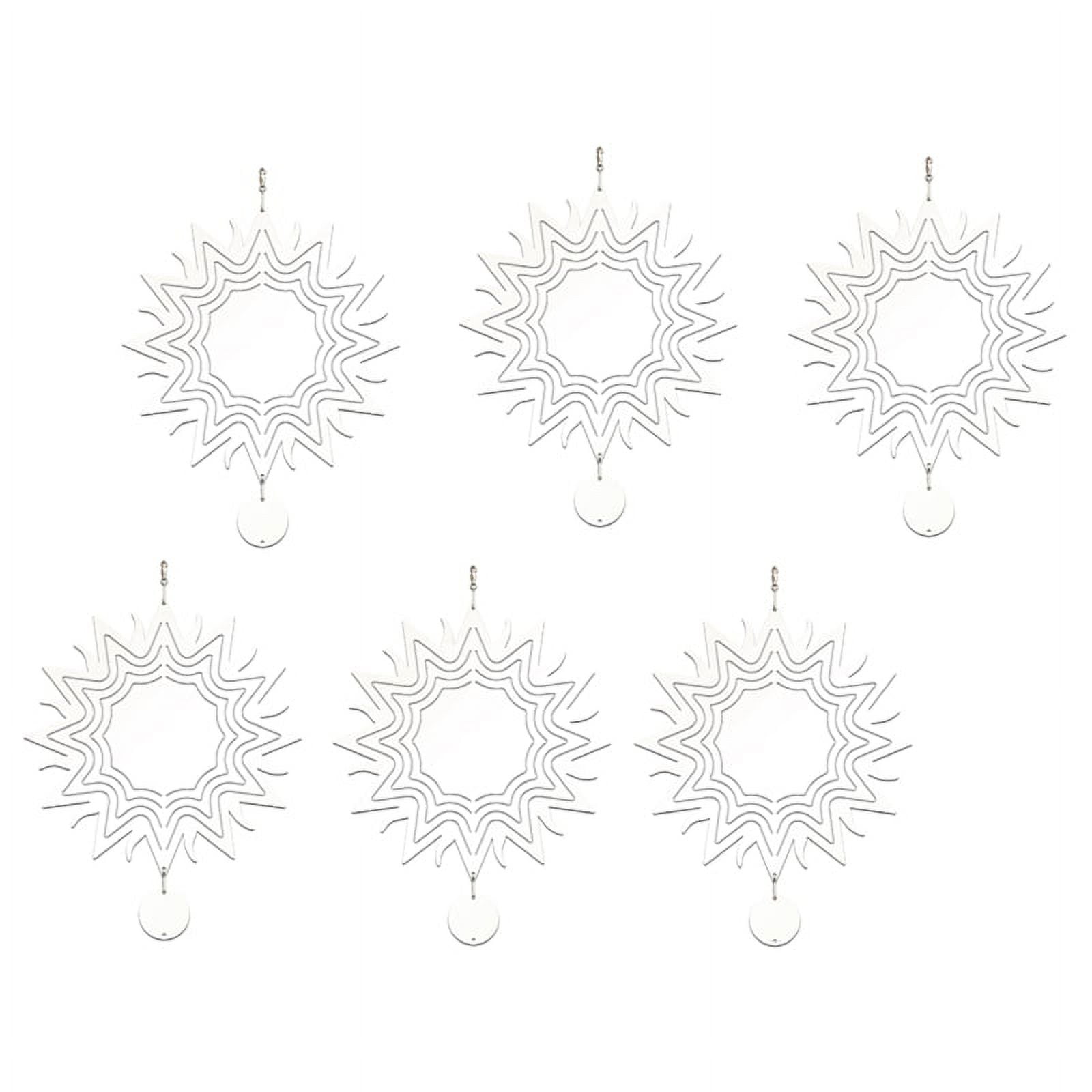 3D Wind Spinner with Tail Hanging Sublimation Wind Spinners for Garden ...