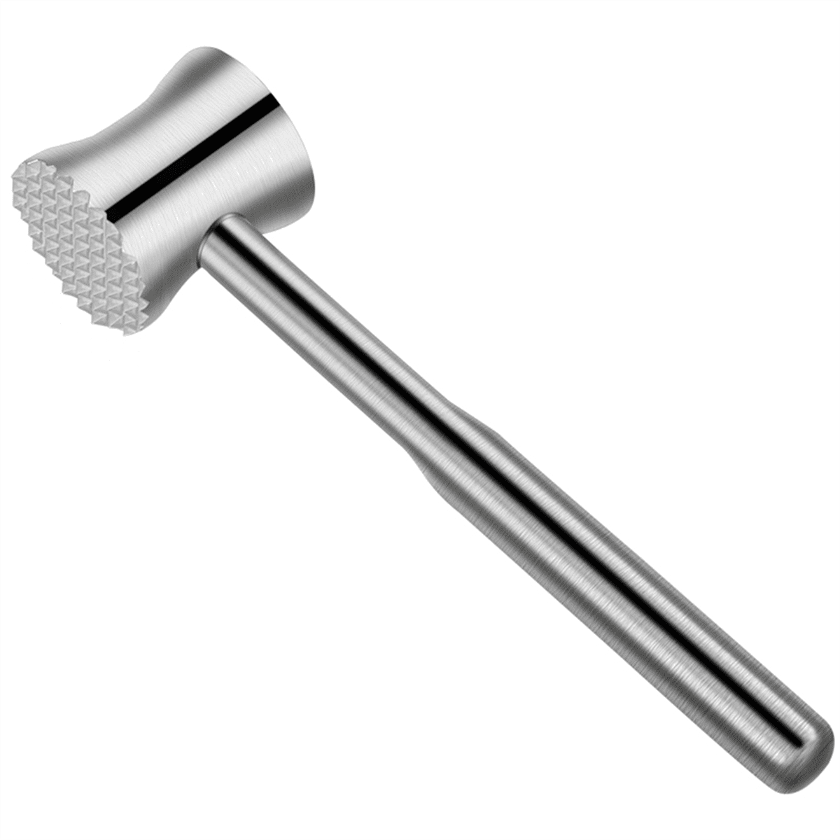 Biudunm Meat Tenderizer Mallet Stainless Steel,Dual Side Meat Hammer ...