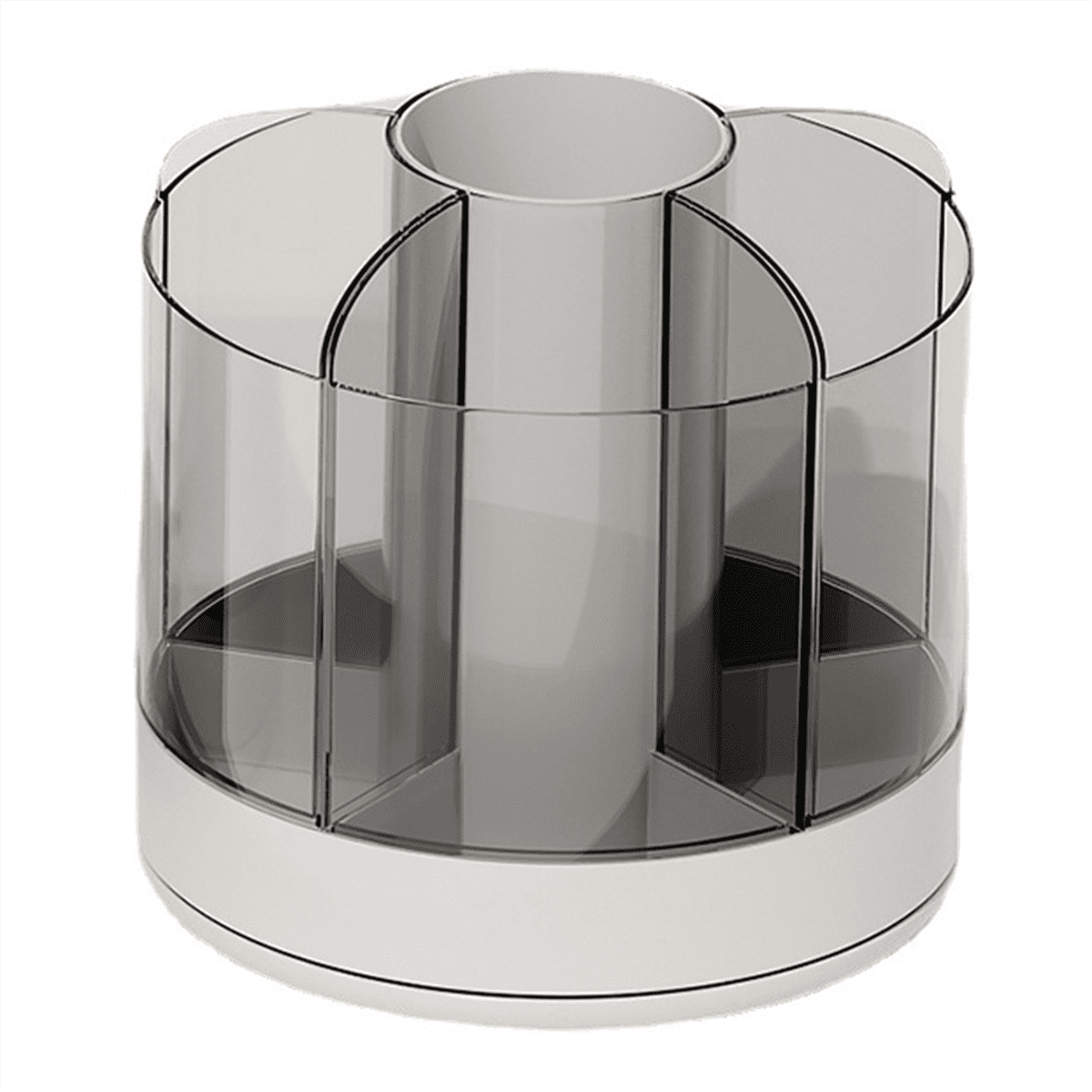 Biudunm Rotating Pencil Organizer 6 Compartments 360° Turntable ...