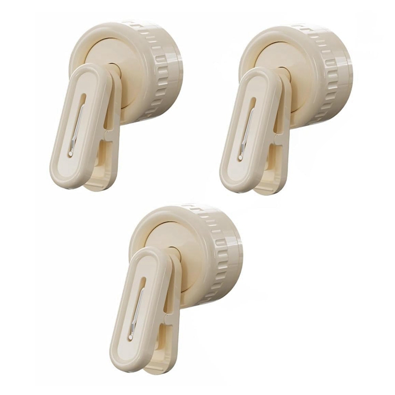 Biudunm Rotating Suction Cup Storage Clips Hooks,3PCS Multiple Suction ...