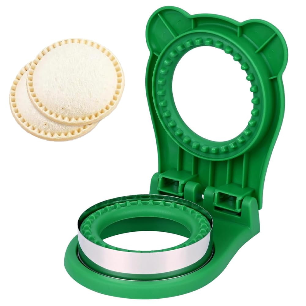 Biutsiun 2Pcs Sandwich Cutter and Sealer,Sandwich Maker for Kids,DIY ...